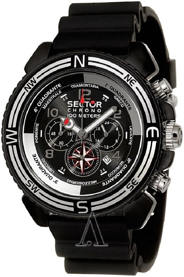 SECTOR MOUNTAIN CENTURION COMPASS CHRONO BLACK R3271603125 ...