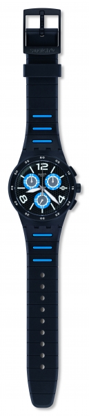 SWATCH ORIGINALS CHRONO BLACK SPY SUSB410 - PlanetaRelojes.com
