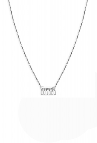 ROSEFIELD JEWELRY IGGY MULTI DROP NECKLACE SILVER JMDNS-J053 ...